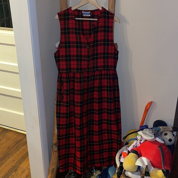 Pendleton | Dresses | Rare Vintage Pendleton 0 Virgin Wool Plaid Dress ...